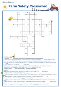 Kids Farm Safety Activity Sheets | National Centre for Farmer Health